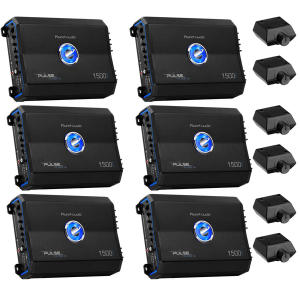 Planet Audio Pulse 1500W Monoblock Class AB MOSFET Amplifier w/ Remote ...