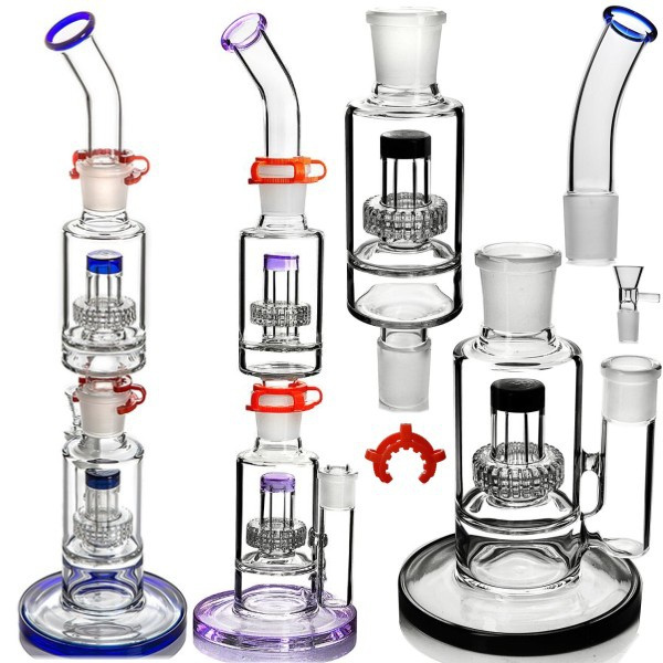 Large water glass pipe sturdy big straight removable stereo matrix ...