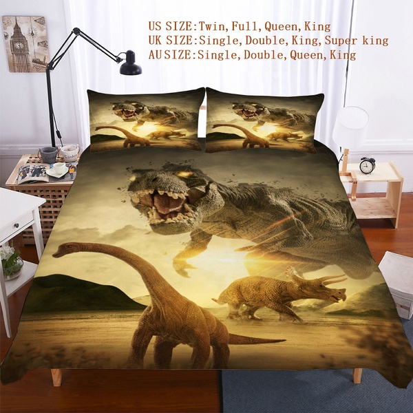 Dinosaur Series Tyrannosaurus Rex With Eyes Shining 3D Lifelike Bedding ...