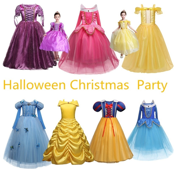 Girls Long Cosplay Party Dress Carnival Sunday Fancy Entertainment ...