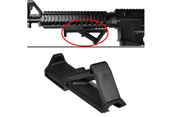Angled Foregrip Hand Guard Front Grip for Picatinny Rail Mount 20mm ...
