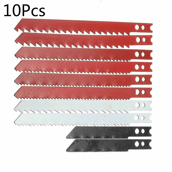 10pcs Jigsaw Blades Set for Black and Decker Jig Saw Metal Plastic Wood ...