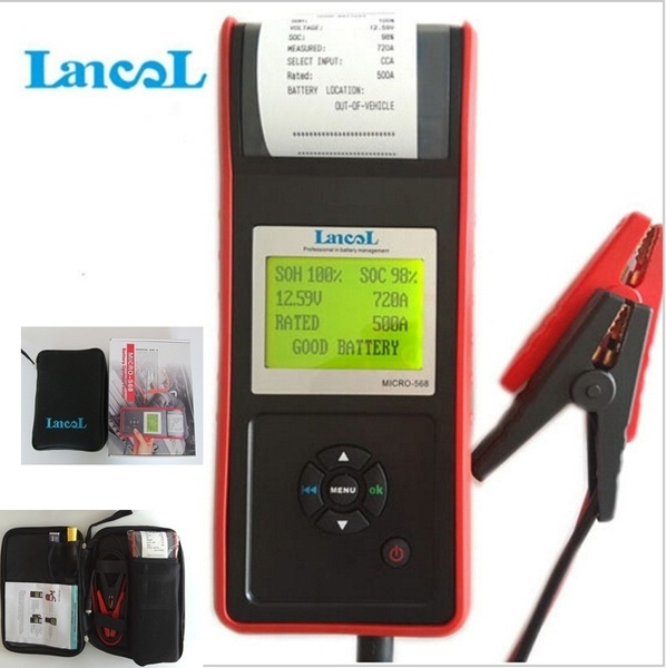 LANCOL Car Battery Load Tester 2000CCA MICRO-568 Battery Tester ...