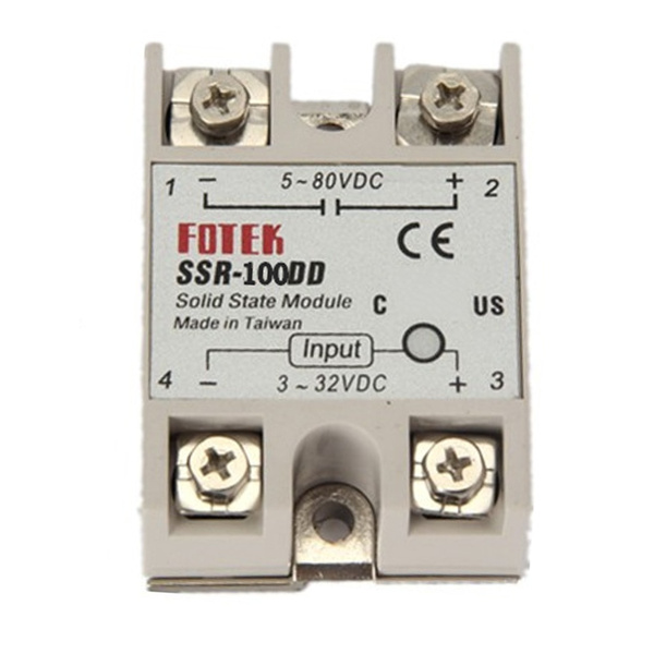 SSR-100 DD Solid State Module Solid-state Relay RM DC-DC 100A 3-32V DC ...