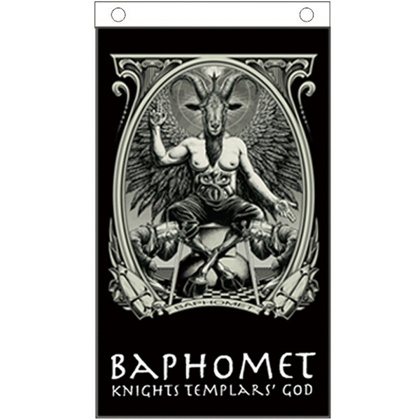 3X5FT The Second Deadly Sins Devils BAPHOMET KNIGHTS TEMPLAR GOD ...