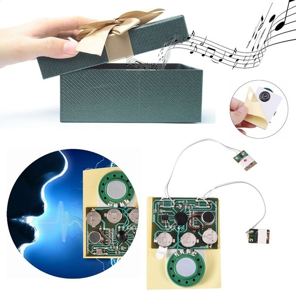 Fashion Greeting Card 30s Recordable Voice Chip Music Chip Talk Sound ...