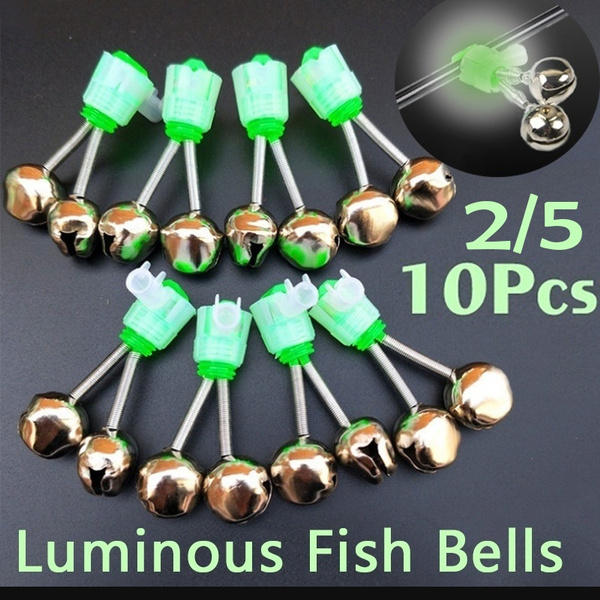 New 2/5/10 Pcs Luminous Fish Bells Fishing Alarm for Sea Fishing | Wish