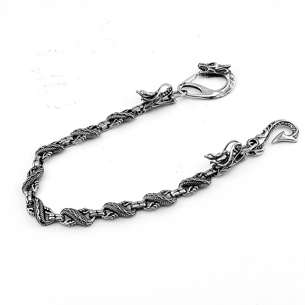 Stainless Steel Dragon Head Heavy Pants Chain Rock Punk Wallet Chain | Wish