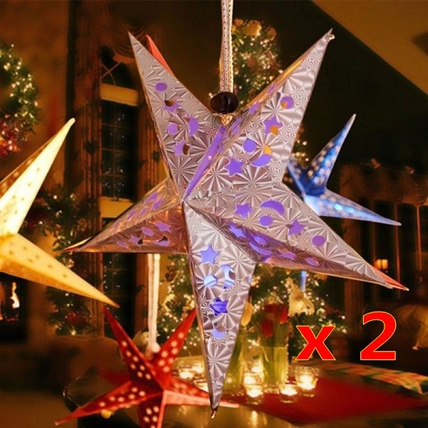 2Pcs Christmas Decoration Holiday Shopping Mall Bar Ceiling ...
