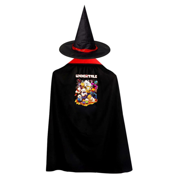 Undertale Character Halloween Wizard Hat Cape Cloak | Wish