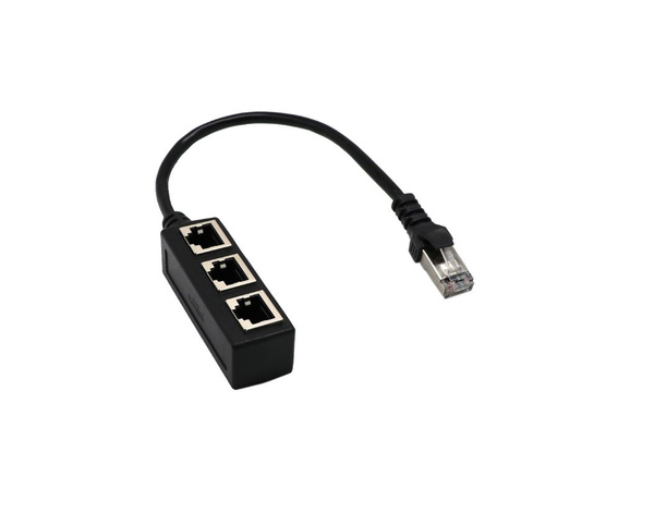 BLUEXIN RJ45 Ethernet Splitter Cable, RJ45 Y Splitter 1 Male to 3 X ...