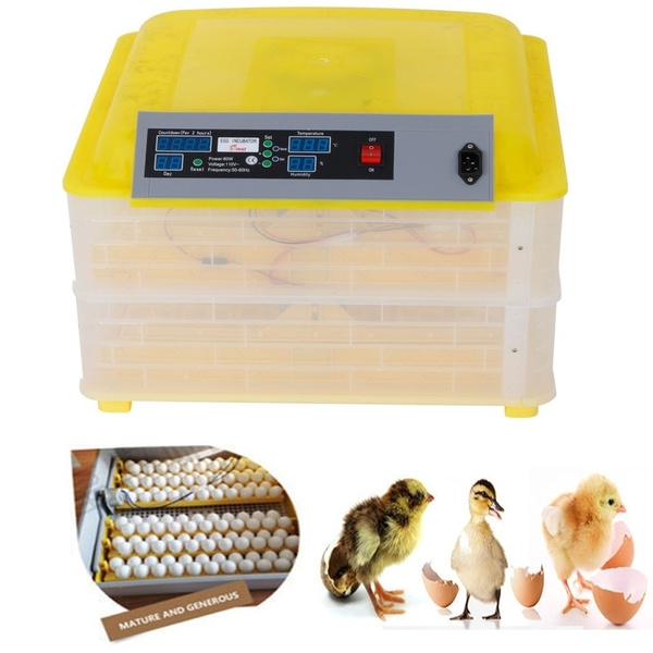 96 Digital Egg Incubator Hatcher Temperature Control Auto Turning ...