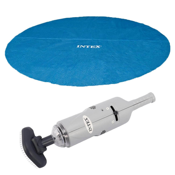 Intex Rechargeable Handheld Swimming Pool Vacuum and 15 Foot Vinyl ...