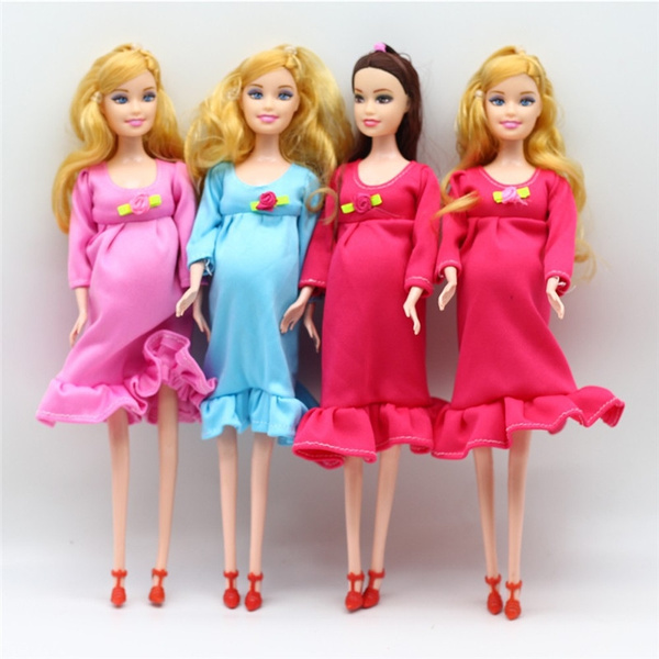 1pc Educational Real Pregnant Doll Suits Mom Doll Have a Baby in Her ...