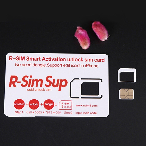 RSIM Sup R-SIM Nano Unlock Card Fits For iPhone XS Max X/8/7/6/6s/5S/5 ...