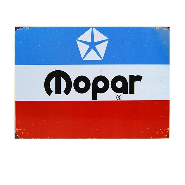MOPAR Rusted Look Tin Sign Wall Plaque Are Poster | Wish