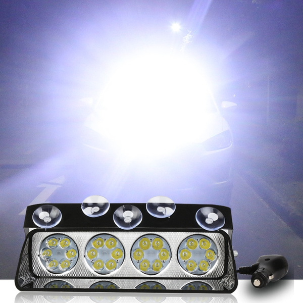 Super Bright 24 LEDs Car Windshield Flashing Light Truck Warning ...