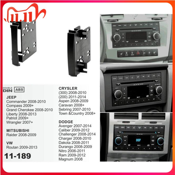 11-189 Car Radio installation Fascia For CRYSLER 300 Aspen Sebring Town ...