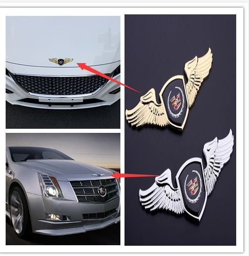 New fashion car hood decorative stickers modified standard, 3D metal ...