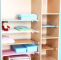 Adjustable Closet Organizer Storage Shelf Wall Mounted Kitchen Rack ...