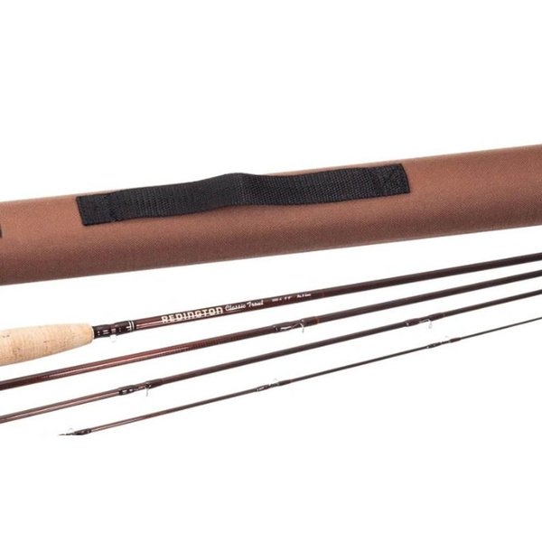 Redington Lightweight 4 Piece Trout Angler Small Fishing Rod, Red (6 ...