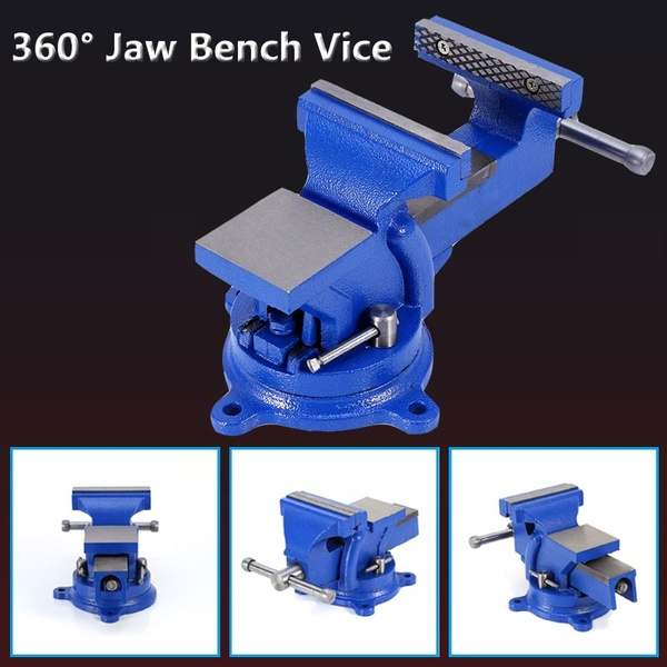 Heavy Duty Durable 360° Bench Vice Workshop Clamp Engineers 110mm Jaw ...
