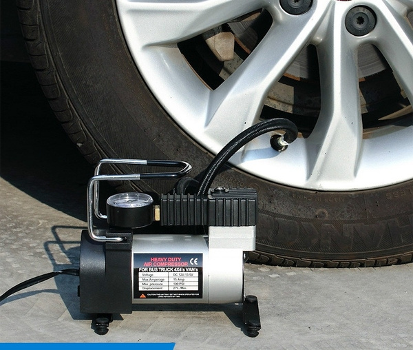 Car Pump Car Inflator Metal Inflatable Pump Air Pump, Car Tire ...