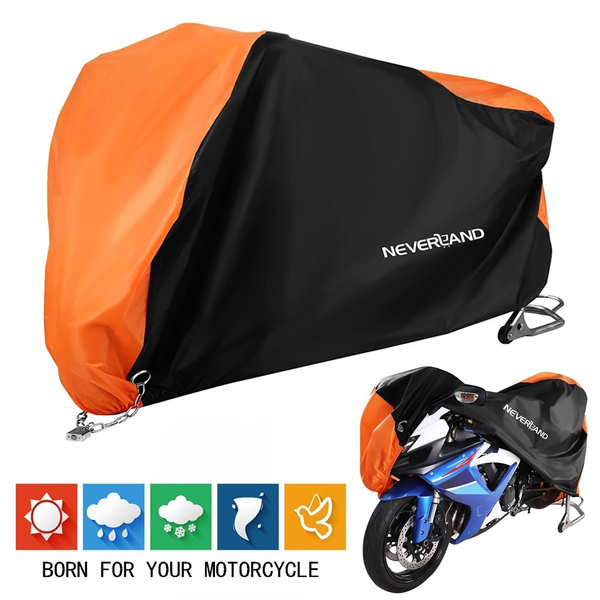 Waterproof Motorcycle Bike Cover Motorbike Rain Vented UV Wind Snow ...