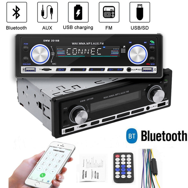 Car MP3 Player FM Radio Tuner with 3'' Large LED Segment Displays AUX ...