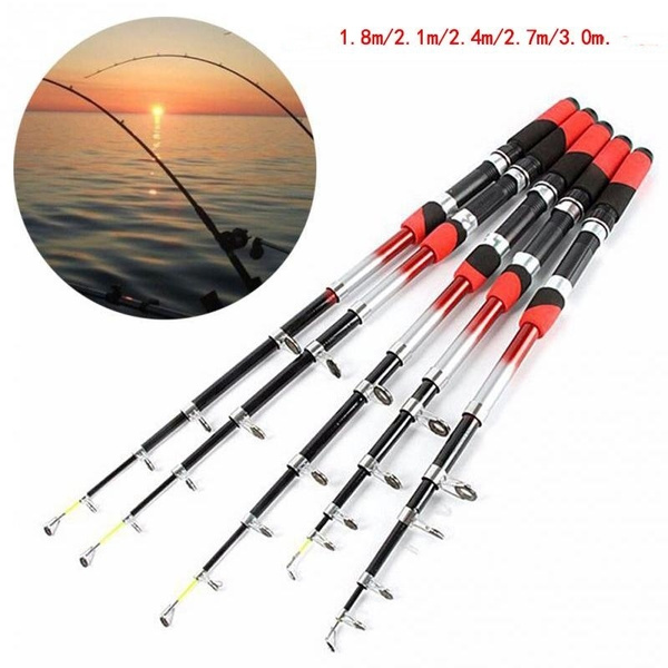 1.8m To 3.0mTelescopic Stream Pole Spinning Freshwater Fishing Rod ...