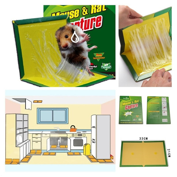 1 Pc Mouse Board Sticky Rat Glue Trap Mouse Glue Board Mice Catcher Non ...