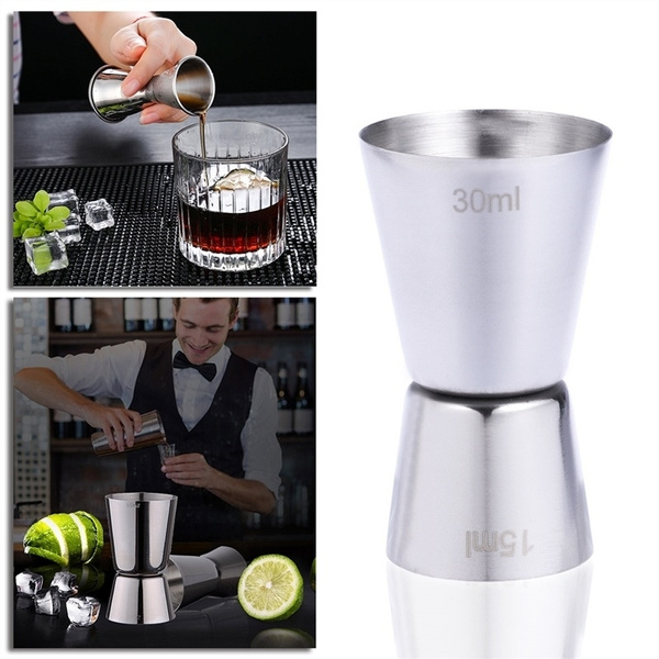 3 Size Bartender Too Ounce Wine Stainless Steel Double-head Bartender ...