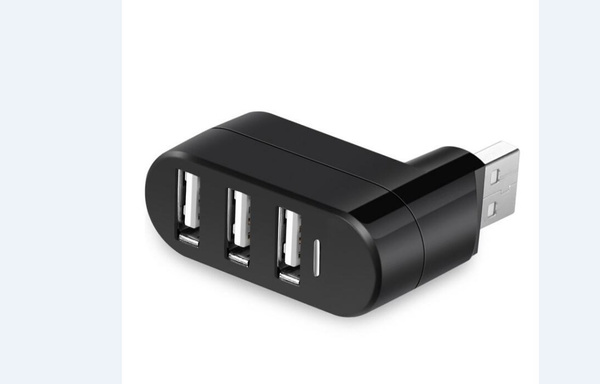 3 Port USB Rotate Splitter Adapter Hub For PC Laptop Notebook Mac ...