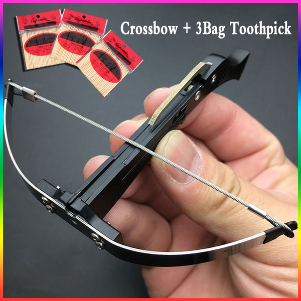 Toothpick Crossbow Mini Crossbow Chopsticks Bow Cross Arrow Bow ...