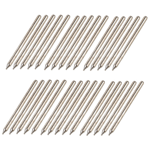 30 Pieces 1mm Sphere Point Diamond Coated Burrs Drill Bit for Die ...