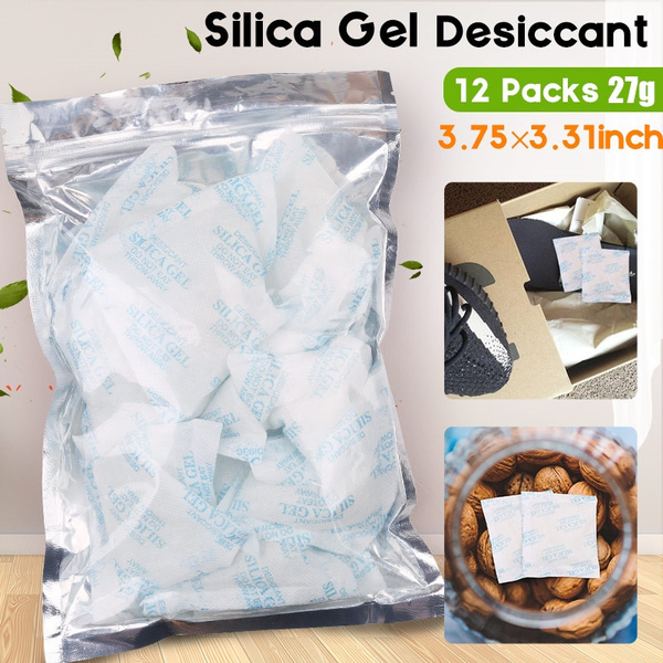 27g Silica Gel Desiccant Packets by LotFancy, Safe Odorless Non-Toxic ...