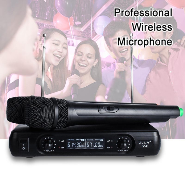 Professional Handheld Wireless Microphone System + Receiver ...