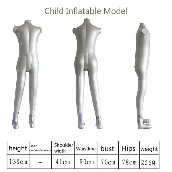 110cm Full Body Model Inflatable Child Mannequin for Designing Clothes ...