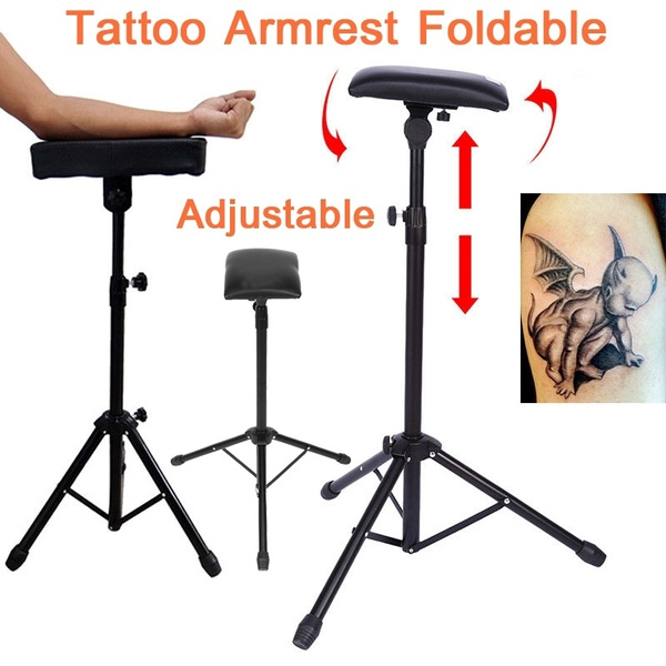 Tattoo Armrest Foldable Foam Pad Arm Bar Leg Rest Studio Stand ...