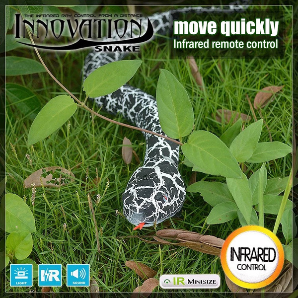 Remote Control Snake Rattlesnake Animal Trick Terrifying Mischief Toy ...