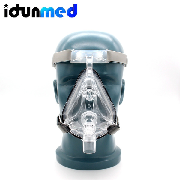HOT!Send a breathing tube BMC CPAP BPAP APAP Full Face Mask S/M/L With ...