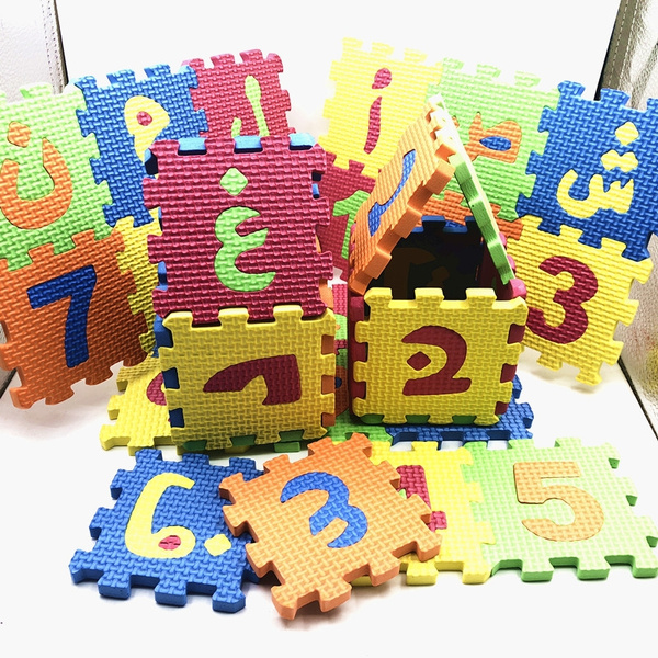 36PCS/Set Arabic alphabet Numerals Baby Kids EVA Play Mat Educational ...