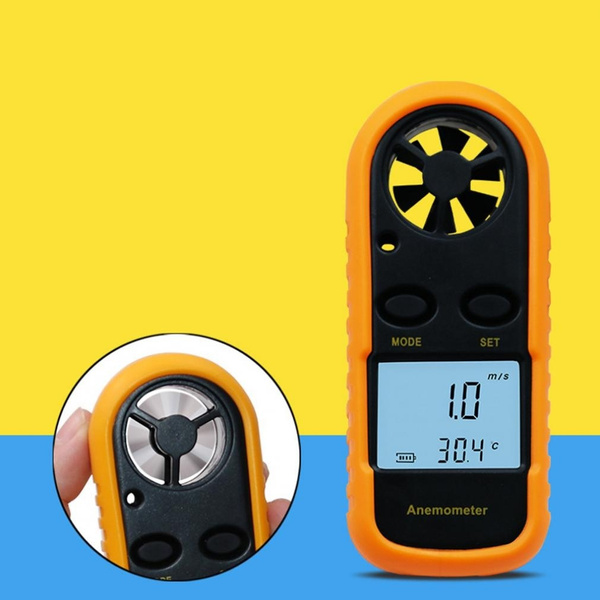 Newest Mini Digital Wind Speed Gauge Air Flow Velocity Meter Tester ...