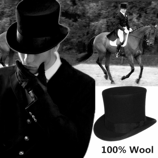 Steampunk Formal Squire Top Black Wool 100% Classic Vintage Magician ...