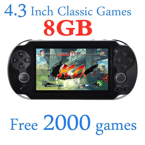 Wholesale 4.3 inch 8GB portable game player handheld game console ...