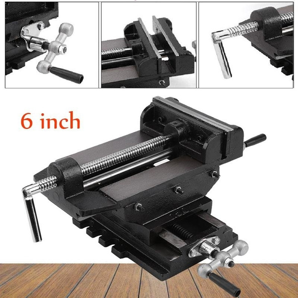 6" Slide Drill Press Vise Metal Milling Vises Clamping 2 Way Clamp Vice ...