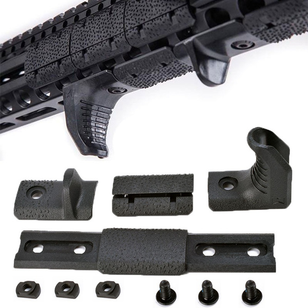 Tactical 4 Pcs/set Airsoft M-LOK Hand-Stop Kit Low-Profile Handle grip ...