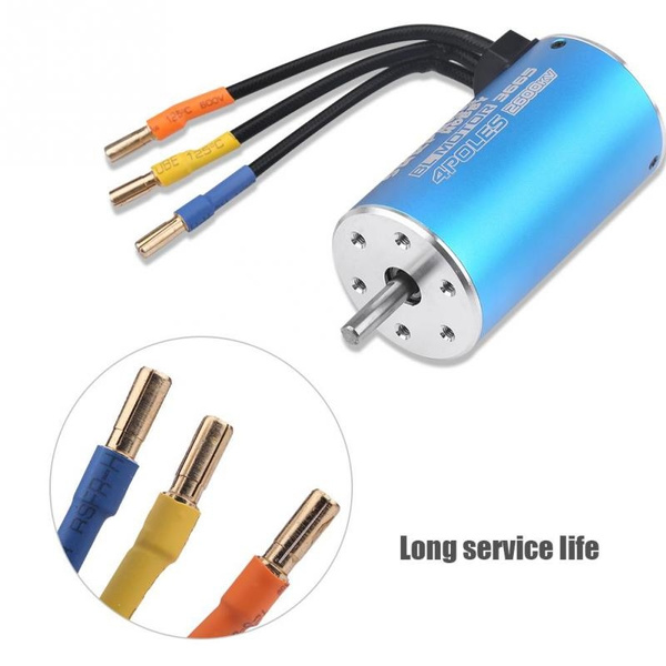 Surpass 3665 2600KV 4 Poles Brushless Motor For Remote Control Car RC ...