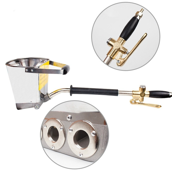 4-5L Stucco Plaster Sprayer Mortar Cement Spray Gun with Hopper Bucket ...