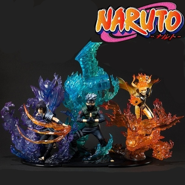 Anime Naruto doll Naruto Shippuden Kakashi Sasuke Uzumaki Naruto Action ...
